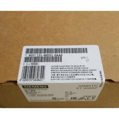China SIEMENS 6ES7131-4BD51-0AA0 ET200S, EL-MOD., 4DI HF, 24V DC, 5PCS.  5 ELECTRONIC MODULES FOR ET 200S for sale