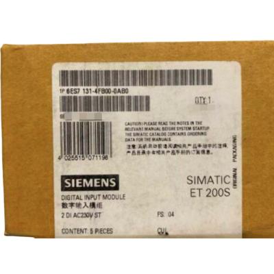 China SIEMENS 6ES7131-4FB00-0AB0 SIMATIC DP, 5 ELECTRON. MODULES  5 ELECTRONIC MODULES FOR ET 200S, 2 DI 230 V AC 15 MM WIDTH for sale