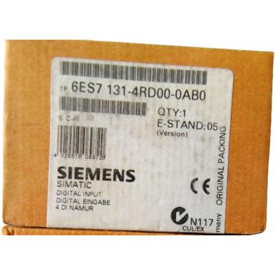 China SIEMENS 6ES7131-4RD00-0AB0 ET200S, EL-MOD., 4DI 24V DC NAMUR 15 MM WIDTH, WITH LED SF (GROUP FAULT), for sale