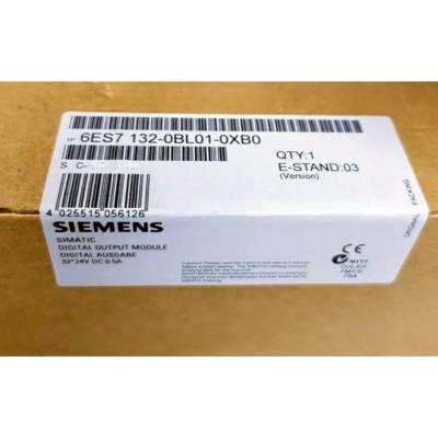 China SIEMENS 6ES7132-0BL01-0XB0 SIMATIC S5/S7, ELECTRONIC MODULE DIGITAL, FOR ET 200B, W=235MM, 32DO, 24V DC, 0.5A for sale