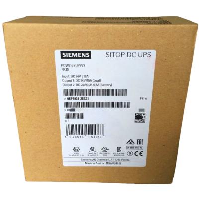 China SIEMEN S6EP1931-2EC21 SITOP DC UPS MODULE 24 V/15 A UNINTERRUPTIBLE POWER SUPPLY WITHOUT INTERFACE INPUT: 24 V DC/16 A for sale