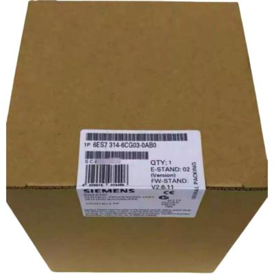 China SIEMENS 6ES7314-6CG03-0AB0 SIMATIC S7-300 CPU314C-2 DP CONTROLLER, MPI/DP, 96KB FRONT CONNECTOR (2X 40-POLE) for sale
