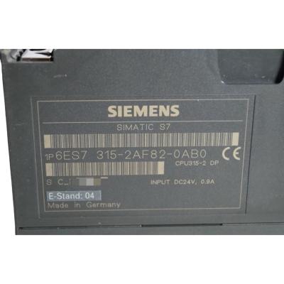 China SIEMENS 6ES7315-2AF82-0AB0 SIMATIC S7-300, CPU 315-DP  EXPANDED TEMPERATURE RANGE INTEGRATED 24 V DC for sale