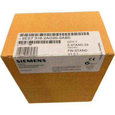 China SIEMENS 6ES7316-2AG00-0AB0 SIMATIC S7-300, CPU 316-2DP CENTRAL PROCESSING UNIT WITH INTEGR. POWER SUPPLY 24 V DC for sale