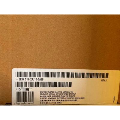 China SIEMENS 6ES7317-2AJ10-0AB0SIMATIC S7-300, CPU 317-2DP, CENTRAL PROCESSING UNIT WITH 512 KB WORK MEMORY for sale