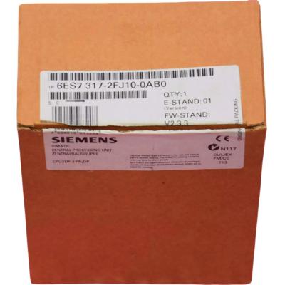 China SIEMENS 6ES7317-2FJ10-0AB0 SIMATIC S7-300 CPU317F-2 PN/DP, CENTRAL PROCESSING UNIT WITH 512 KBYTE WORKING MEMORY for sale