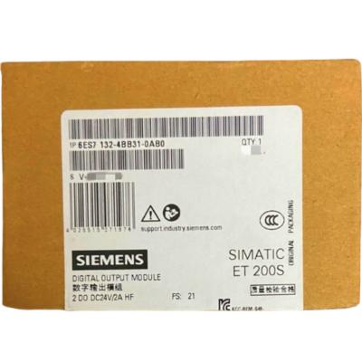 China SIEMENS 6ES7132-4BB31-0AB0 SIMATIC DP, 5 ELECTRONIC MODULES FOR ET 200S, 2 DO HIGH FEATURE 24 V DC/2 A, 15 MM WIDTH for sale