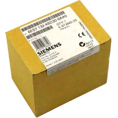 China SIEMENS 6ES7132-4BD30-0AA0 SIMATIC DP, 5 ELECTRON. MODULES FOR ET 200S, 4 DO STANDARD DC 24V/2A for sale