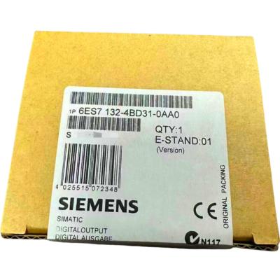 China SIEMENS 6ES7132-4BD31-0AA0 SIMATIC DP, 5 ELECTRON. MODULES FOR ET 200S, 4 DO STANDARD DC 24V/2A for sale