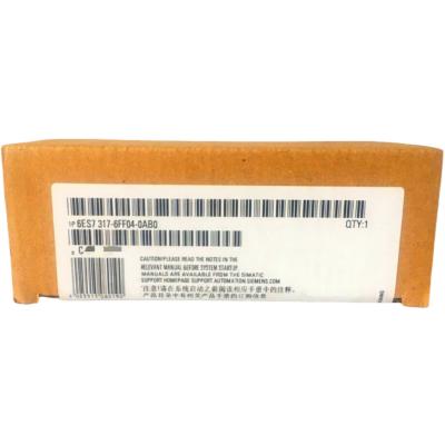 China SIEMENS 6ES7317-6FF04-0AB0 SIMATIC S7-300, CPU 317F-2DP, CENTRAL PROCESSING UNIT WITH 1.5 MB WORK MEMORY for sale