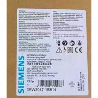 China SIEMENS 3RW3047-1BB14 SIRIUS SOFT STARTER S3 106 A, 55 KW/400 V, 40 °C 200-480 V AC, 110-230 V AC/DC SCREW TERMINALS for sale