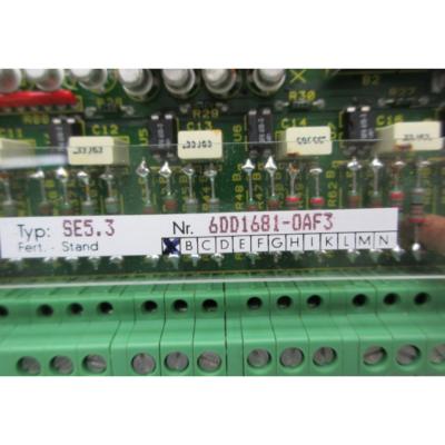 China SIEMENS 6DD1681-0AF3 SIMADYN D INTERFACE MODULE SE5.3 8BI, 230V/24V, LED GALVANIC ISOLATION for sale