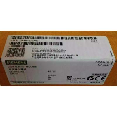 China SIEMENS 6ES7321-1BH50-0AA0 SM321, 16DI, 24VDC, SIMATIC S7-300, Digital input SM 321, Isolated 16 DI, 24 V DC for sale