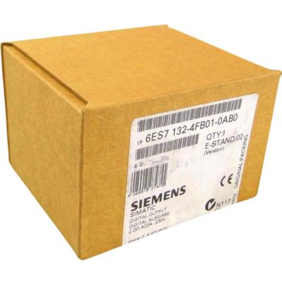 China SIEMENS 6ES7132-4FB01-0AB0 SIMATIC DP, 5 ELECTRONIC MODULES FOR ET 200S, 2 DO 24...230 V AC 15 MM WIDTH for sale