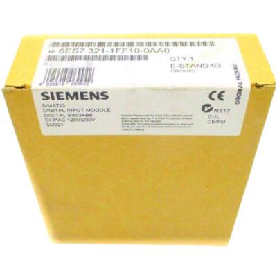 China SIEMENS 6ES7321-1FF10-0AA0 SIMATIC S7-300, DIGITAL INPUT SM 321, ISOLATED, 8 DI, 120 V/230 V AC, 1X 40-POLE for sale