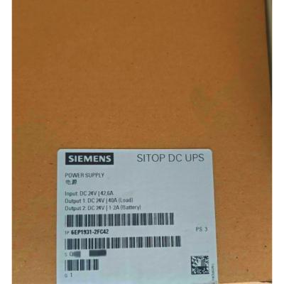 China SIEMENS 6EP1931-2FC42 SITOP DC UPS MODULE 24 V/40 A UNINTERRUPTIBLE POWER SUPPLY WITH USB INTERFACE INPUT: 24 V DC/42.6 for sale
