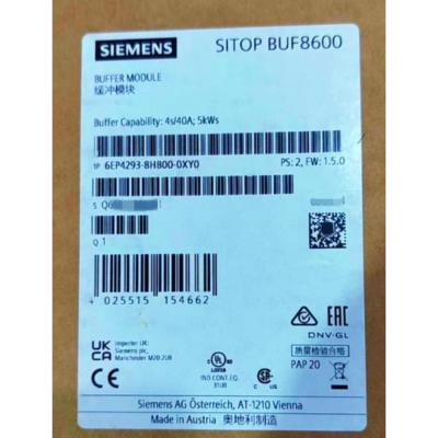 China SIEMENS 6EP4293-8HB00-0XY0 SITOP BUF8600 4S BUFFER MODULE FOR PSU8600 BUFFER CAPACITY 4 S/40 A for sale