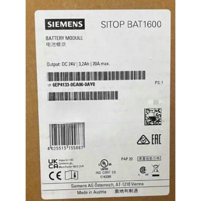 China SIEMENS 6EP4133-0GA00-0AY0 SITOP BAT1600 24 V DC 3.2 AH PB BATTERY MODULE WITH MAINTENANCE- FEE CLOSED LEAD-ACID BATTERY for sale