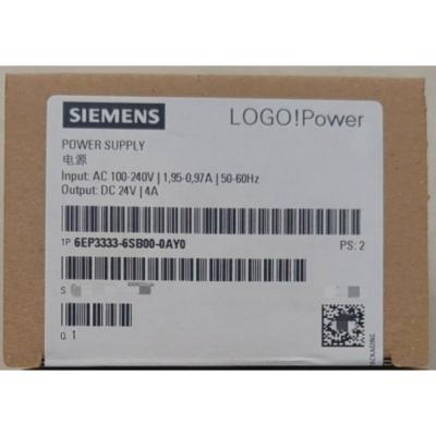 China SIEMENS 6EP3333-6SB00-0AY0 LOGO!POWER 24 V / 4 A STABILIZED POWER SUPPLY INPUT: 100-240 V AC OUTPUT: 24 V DC / 4 A for sale