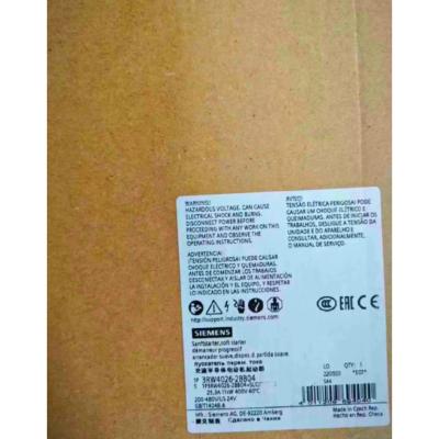 China SIEMENS 3RW4026-2BB04 SIRIUS SOFT STARTER S0 25 A, 11 KW/400 V, 40 °C 200-480 V AC, 24 V AC/DC SPRING-TYPE TERMINALS for sale
