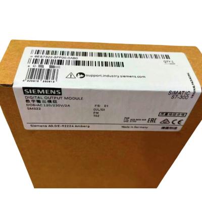 China SIEMENS 6ES7322-5FF00-0AB0 SIMATIC S7-300, DIGITAL OUTPUT SM 322, ISOLATED, 8 DO, 120/230 V AC, 2A, WITH SINGLE ROOTING for sale