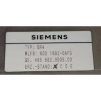 China SIEMENS 6DD1682-0AF0 SIMADYN D SUBRACK SR4 12PS,WITH POWER SUPPLY UNIT SP5 for sale