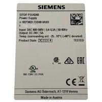 China SIEMENS 6EP3433-7SB00-0AX0 SITOP PSU6200 24 V/5 A STABILIZED POWER SUPPLY INPUT: 400 - 500 V AC OUTPUT: 24 V DC/5 A for sale