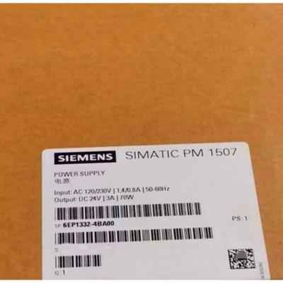 China SIEMENS 6EP1332-4BA00 SIMATIC PM 1507 24 V/3 A STABILIZED POWER SUPPLY FOR SIMATIC S7-1500 INPUT: 120/230 V AC for sale