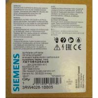 China SIEMENS 3RW4028-1BB05 SIRIUS SOFT STARTER S0 38 A, 22 KW/500 V, 40 °C 400-600 V AC, 24 V AC/DC SCREW TERMINALS for sale