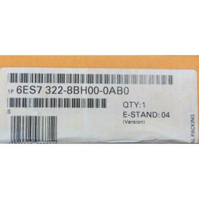 China SIEMENS 6ES7322-8BH00-0AB0 SIMATIC S7/PCS7, SM 322 DIGITAL OUTPUT MODULE, 16 DO, DC 24 V / 0,5A CAPABLE OF DIAGNOSTICS, for sale