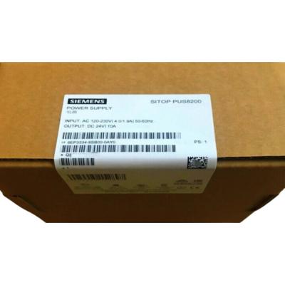 China SIEMENS 6EP3334-8SB00-0AY0 SITOP PSU8200 24 V/10 A STABILIZED POWER SUPPLY INPUT: 120/230 V AC OUTPUT: 24 V DC/10 A for sale