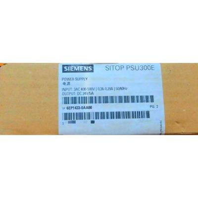 China SIEMENS 6EP1433-0AA00 SITOP PSU300E 24 V/5 A STABILIZED POWER SUPPLY INPUT: 3 AC 400-500 V OUTPUT: 24 V DC/5 A for sale