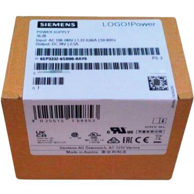 China SIEMENS 6EP3332-6SB00-0AY0 LOGO!POWER 24 V / 2.5 A STABILIZED POWER SUPPLY INPUT: 100-240 V AC OUTPUT: 24 V DC/ 2.5 A for sale