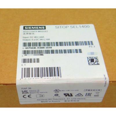 China SIEMENS 6EP4438-7EB00-3DX0 SITOP SEL1400 10 A SELECTIVITY MODULE 8-CHANNEL WITH LIMITING CHARACTERISTIC for sale