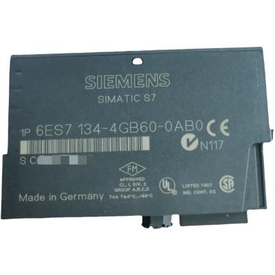 China SIEMENS 6ES7134-4GB60-0AB0 SIMATIC DP,ELECTRONIC MODULE 2AI HIGH SPEED I-4WIRE FOR ET 200S, 15 MM WIDE, 4 .. 20MA for sale