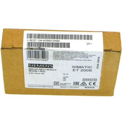China SIEMENS 6ES7134-4GB62-0AB0 SIMATIC DP, ELECTRONICS MODULE ET 200S: 2AI HIGH SPEED I-4WIRE 4-20 MA; 16 BIT, 15 MM WIDTH for sale