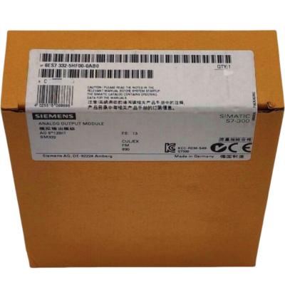 China SIEMENS 6ES7332-5HF00-0AB0 SIMATIC S7-300, ANALOG OUTPUT SM 332, ISOLATED, 8 AO, U/I; DIAGNOSTICS; RESOLUTION 11/12 BITS for sale