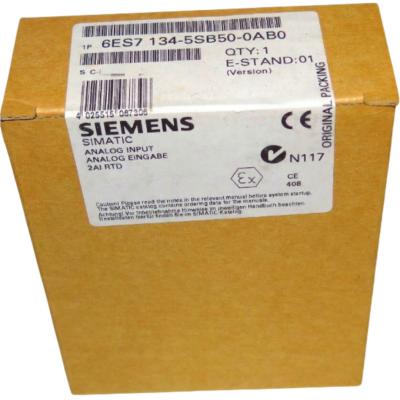 China SIEMENS 6ES7134-5SB50-0AB0 SIMATIC DP, ELECTRONICS MODULE FOR ET200IS, 2 AI, RTD, FOR CONNECTION OF RESISTANCE for sale
