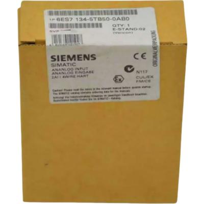 China SIEMENS 6ES7134-5TB50-0AB0 SIMATIC DP, electronics module for ET200iS, 2 AI HART, 4DMU, for connecting HART 4-wire trans for sale