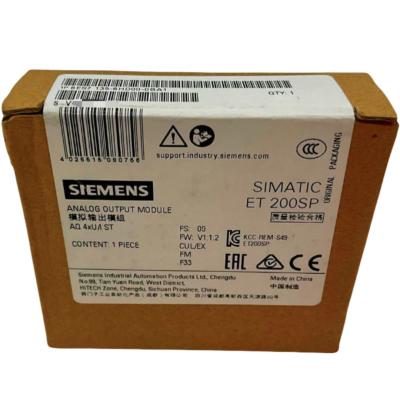 China SIEMENS 6ES7135-6HD00-0BA1 SIMATIC ET 200SP, ANALOG OUTPUT MODULE, AQ 4XU/I STANDARD, SUITABLE FOR BU TYPE A0, A1 for sale