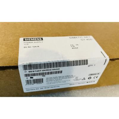 China SIEMENS 6ES7407-0KR02-0AA0 SIMATIC S7-400, POWER SUPPLY PS407; 10 A, WIDE RANGE, UC 120/230V, 5 V DC/10 A for sale