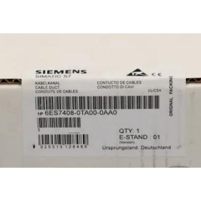 China SIEMENS 6ES7408-0TA00-0AA0 SIMATIC S7-400, CABLE CHANNEL FOR RACK WITH 18 SLOTS for sale