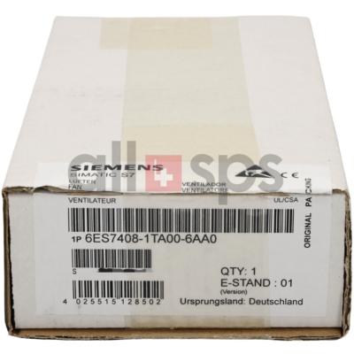 China SIEMENS 6ES7408-1TA00-6AA0 SIMATIC S7-400, REPLACEMENT FAN FOR FAN SUBASSEMBLIES 6ES7 408-1TA00-0XA0 for sale
