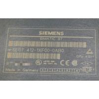 China SIEMENS 6ES7412-1XF00-0AB0 SIMATIC S7-400, CPU 412-1 CENTRAL PROCESSING UNIT WITH: MULTI-POINT MPI INTERFACE, 48 KB WORK for sale