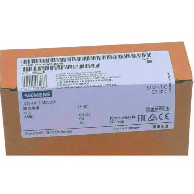 China SIEMENS 6ES7360-3AA01-0AA0 SIMATIC S7-300, CONNECTION IM 360 IN CENTRAL RACK FOR CONNECTION OF MAX. 3 EXPANSION RACKS for sale