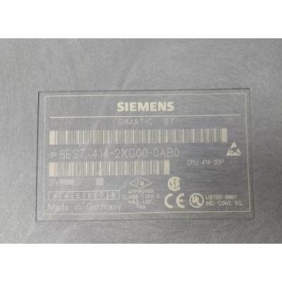 China SIEMENS 6ES7414-2XG00-0AB0 SIMATIC S7-400, 414-2 DP CPU CENTRAL PROCESSING UNIT WITH: MULTI-POINT INTERFACE, INTEGRATED for sale
