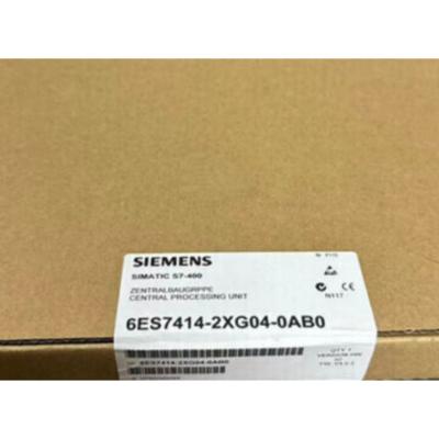 China SIEMENS 6ES7414-2XG04-0AB0 SIMATIC S7-400, CPU 414-2 CENTRAL PROCESSING UNIT WITH: WORK MEMORY 512 KB, 256 KB CODE for sale