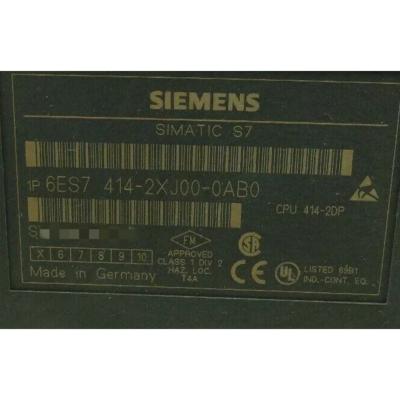 China SIEMENS 6ES7414-2XJ00-0AB0 SIMATIC S7-400, CPU 414-2 DP CENTRAL PROCESSING UNIT WITH: MULTI-POINT MPI INTERFACE INTEGR. for sale
