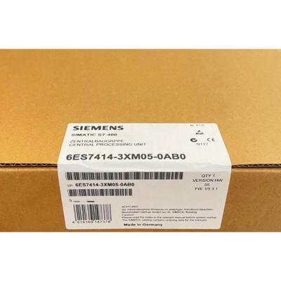 China SIEMENS 6ES7414-3XM05-0AB0 SIMATIC S7-400 CPU414-3 PROCESSOR, MPI/DP/IF, 2.8MB 1ST INTERFACE MPI/DP 12 MBPS for sale