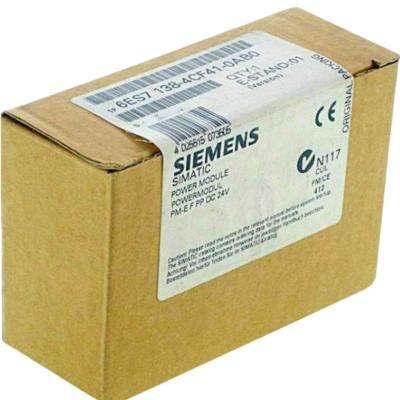China SIEMENS 6ES7138-4CF41-0AB0 SIMATIC DP, POWER MODULE PM-E F POWER MODULE PM-E F PROFISAFE, FOR ET 200S for sale